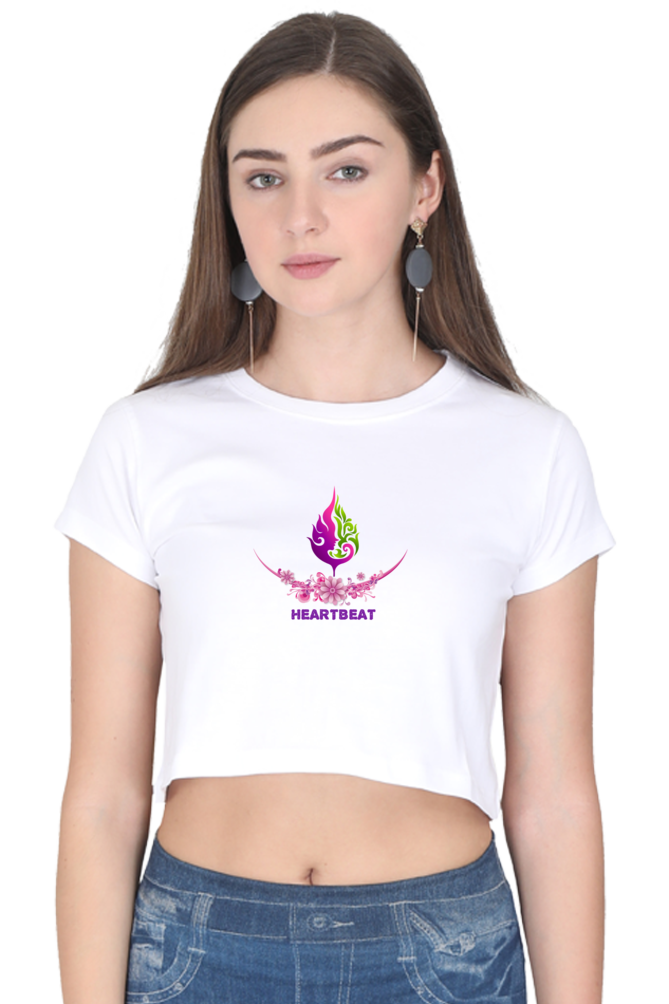 HEARTBEAT crop top for women – Fashion Graphix